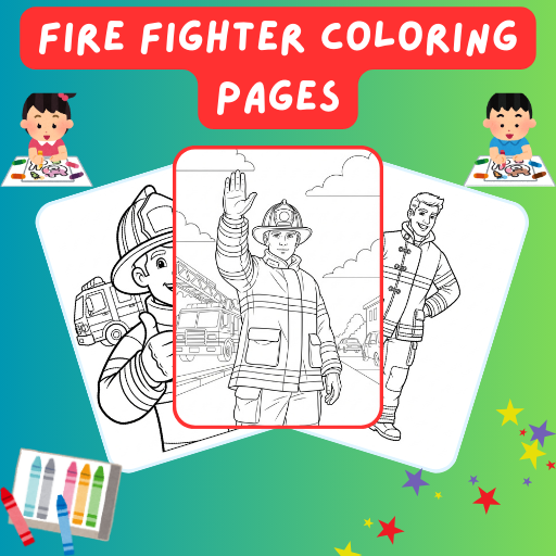29 Fire Fighter Coloring Pages | Free PDF Printables