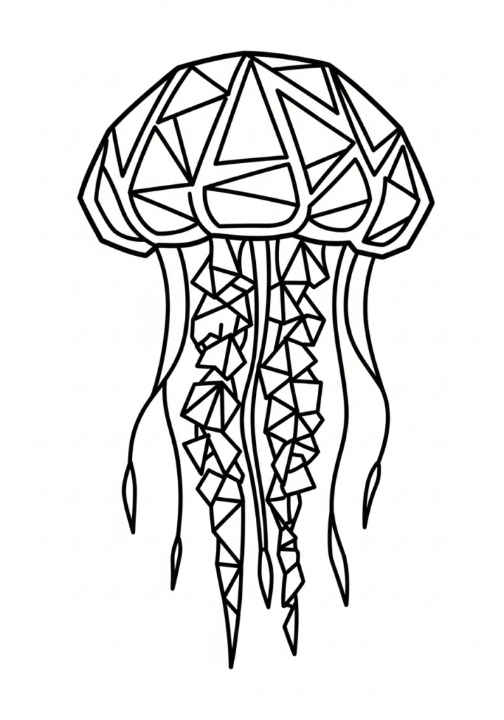 28 Jellyfish Coloring Pages | Free PDF Printables at YoloColoring
