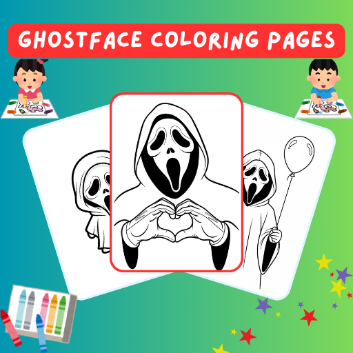 28 Ghostface Coloring Pages | Free PDF Printables at YoloColoring