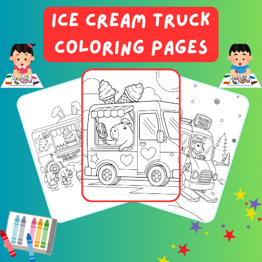 39 Ice Cream Truck Coloring Pages | Free PDF Printables