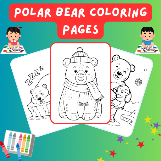 29 Polar Bear Coloring Pages | Free PDF Printables
