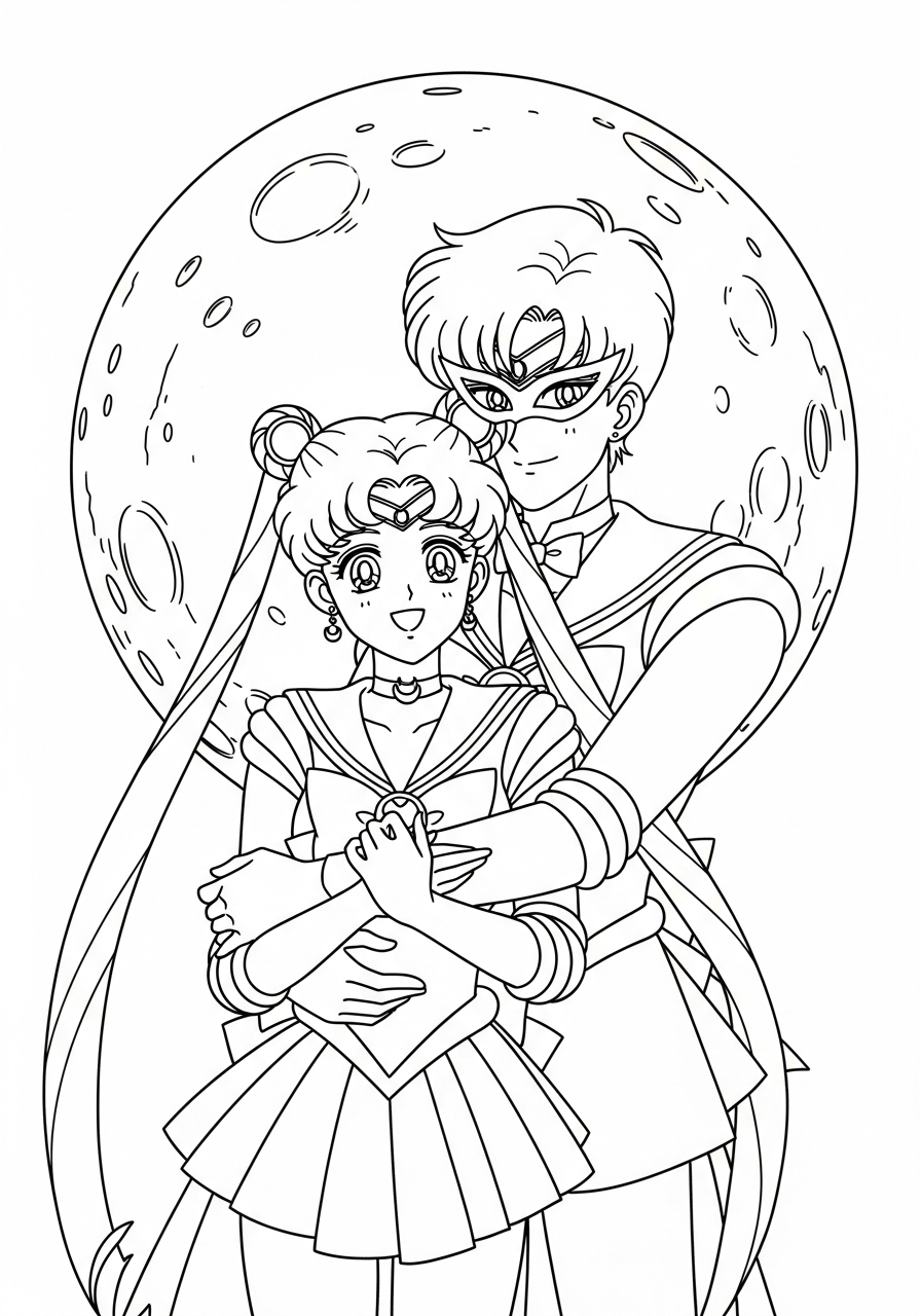 29 Sailor Moon Coloring Pages | Free PDF Printables