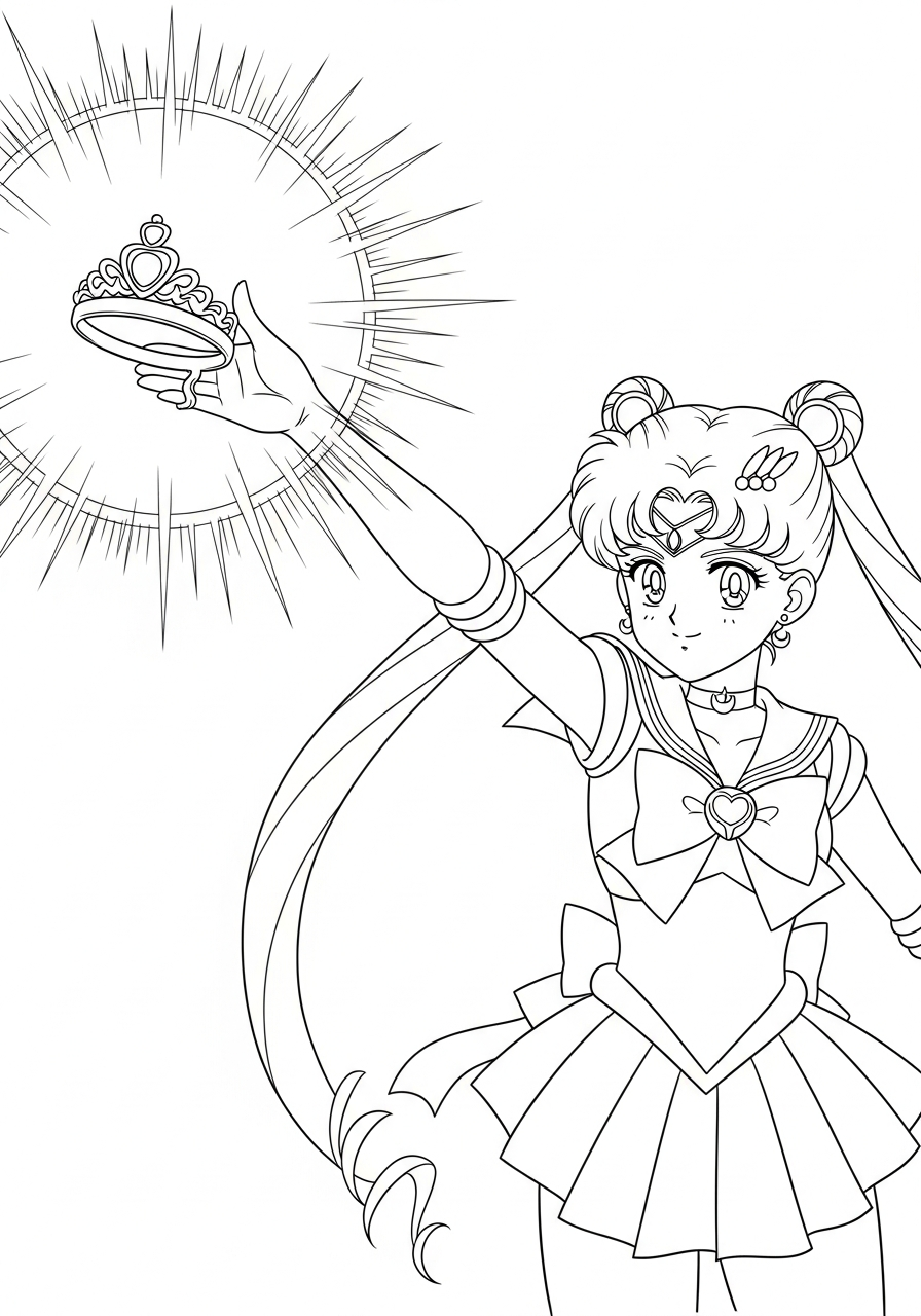 29 Sailor Moon Coloring Pages | Free PDF Printables