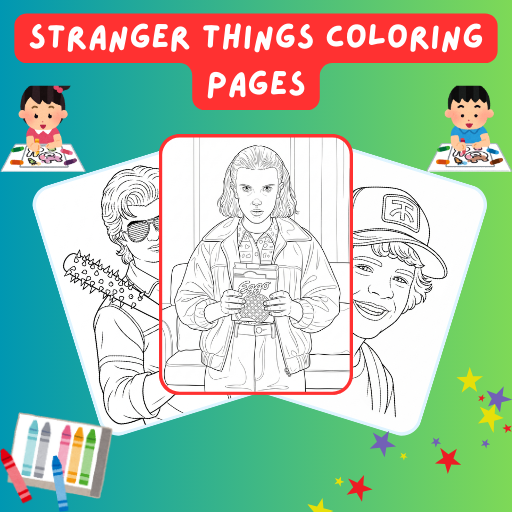 26 Stranger Things Coloring Pages | Free PDF Printables