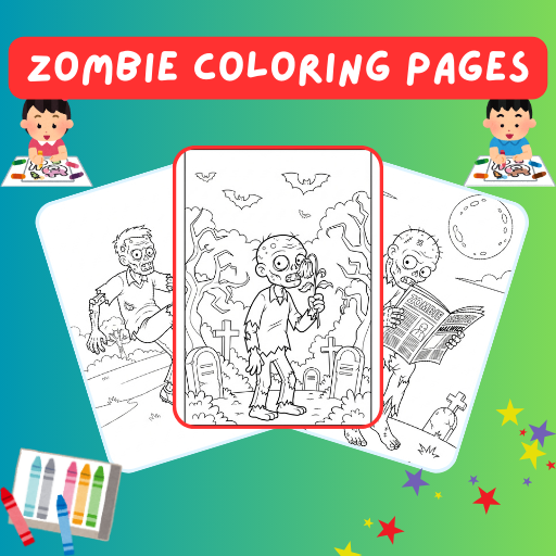 40 Zombie Coloring Pages | Spooky Free PDF Printables