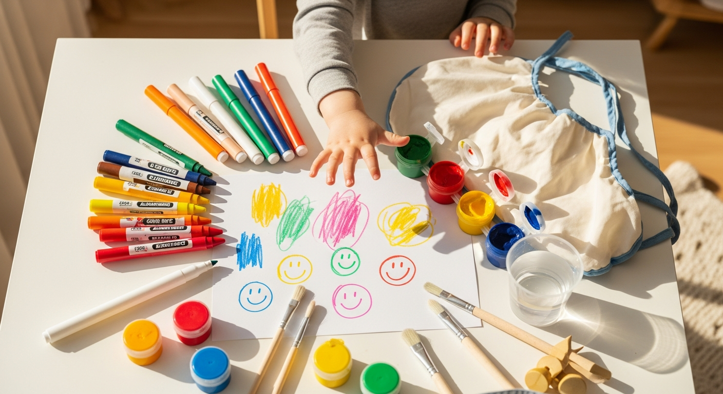 How to Choose Safe and Non-Toxic Art Supplies for Toddlers