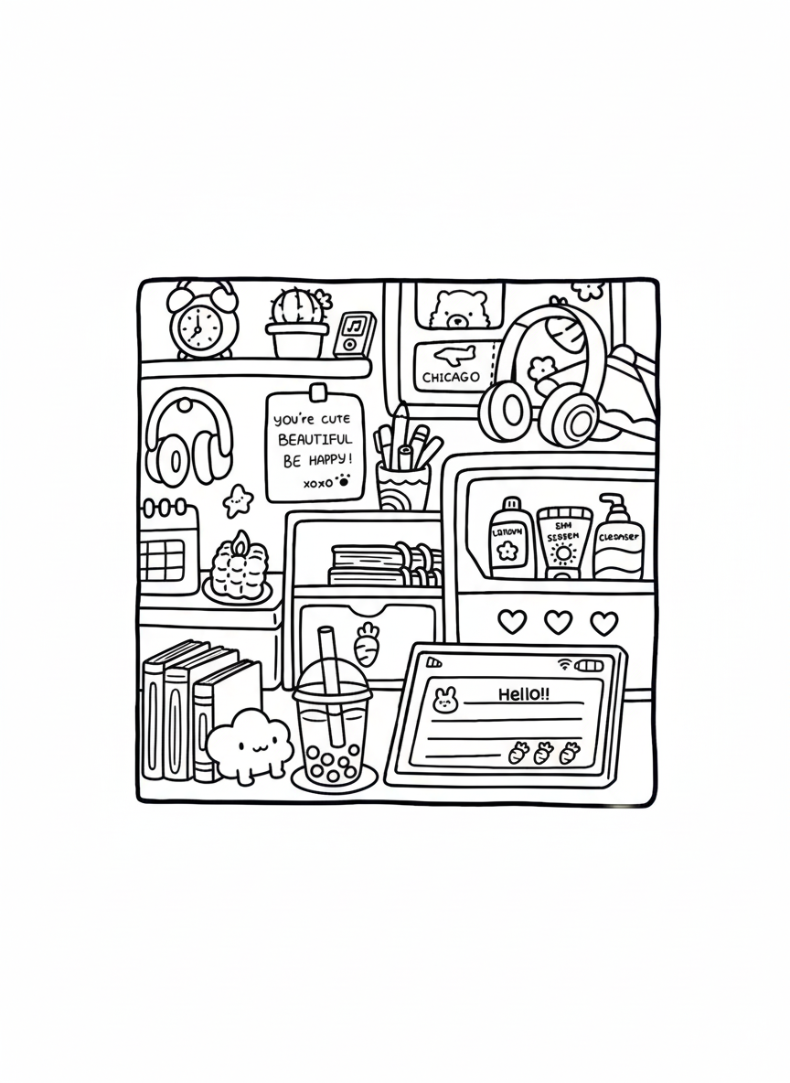 41 Cozy Friends Coloring Pages | Free PDF Printables