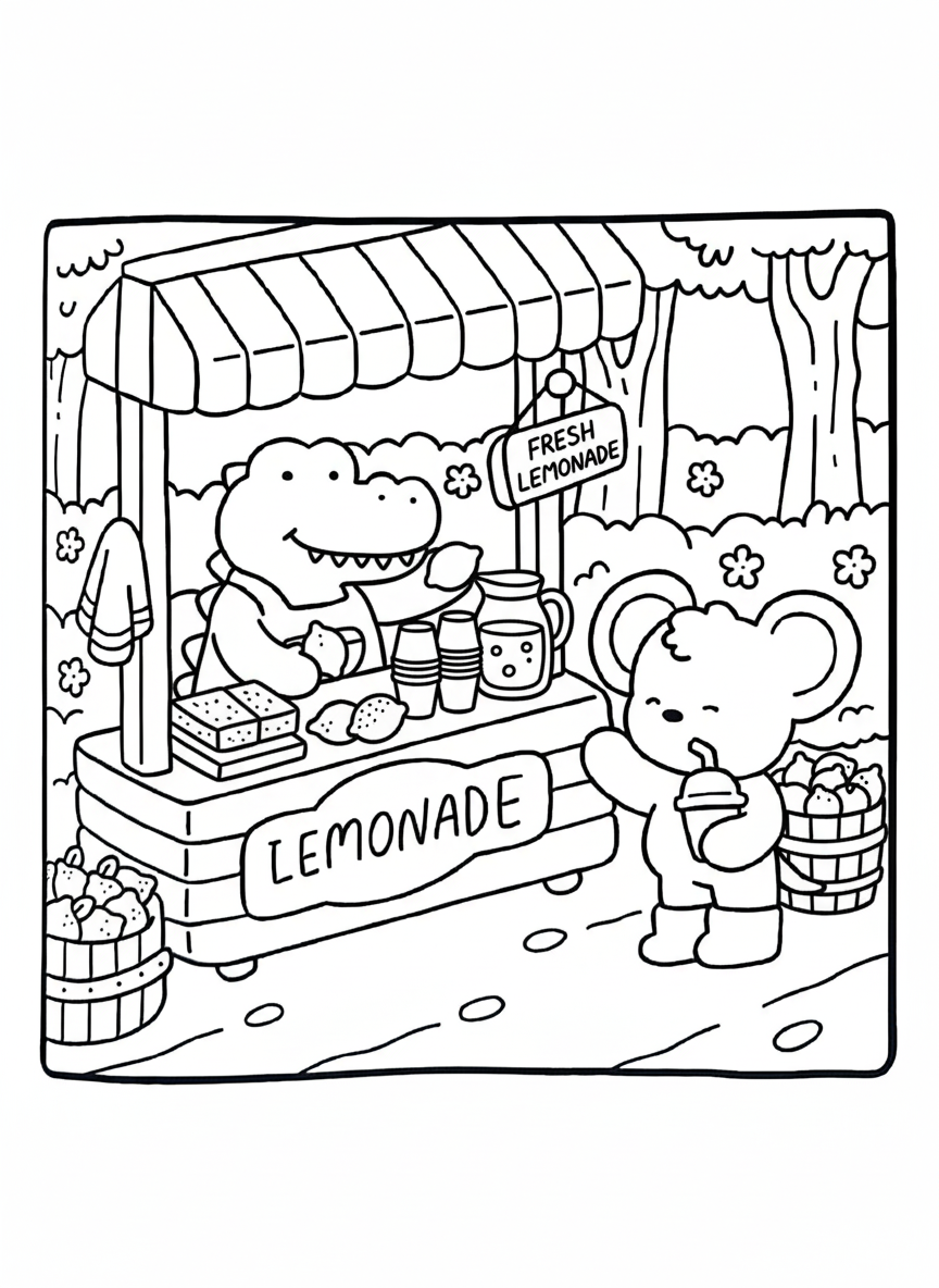 41 Cozy Friends Coloring Pages | Free PDF Printables