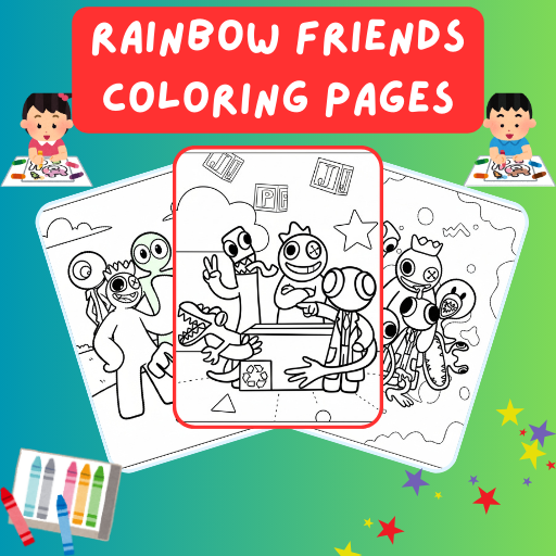 33 Rainbow Friends Coloring Pages | Free Printables