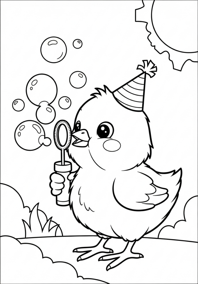 30 Baby Chick Coloring Pages | Cute & Free Designs for Kids