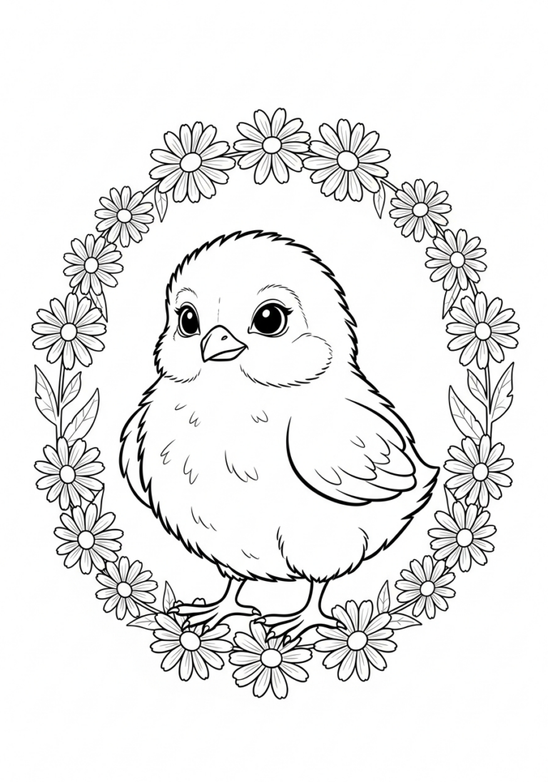 30 Baby Chick Coloring Pages | Cute & Free Designs for Kids