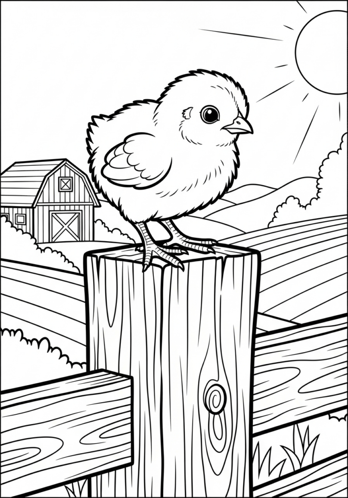 30 Baby Chick Coloring Pages | Cute & Free Designs for Kids